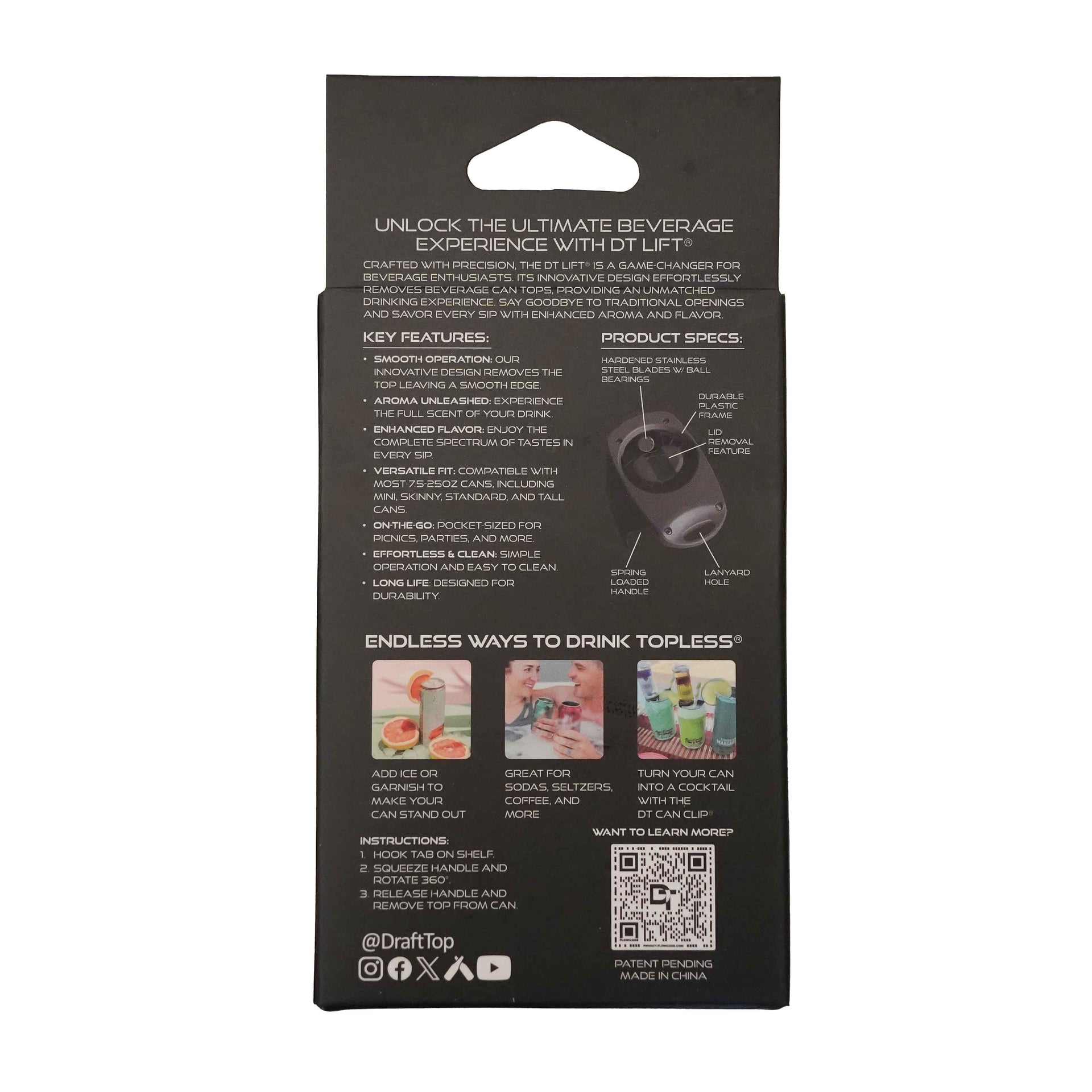 Lift Universal – Draft Top